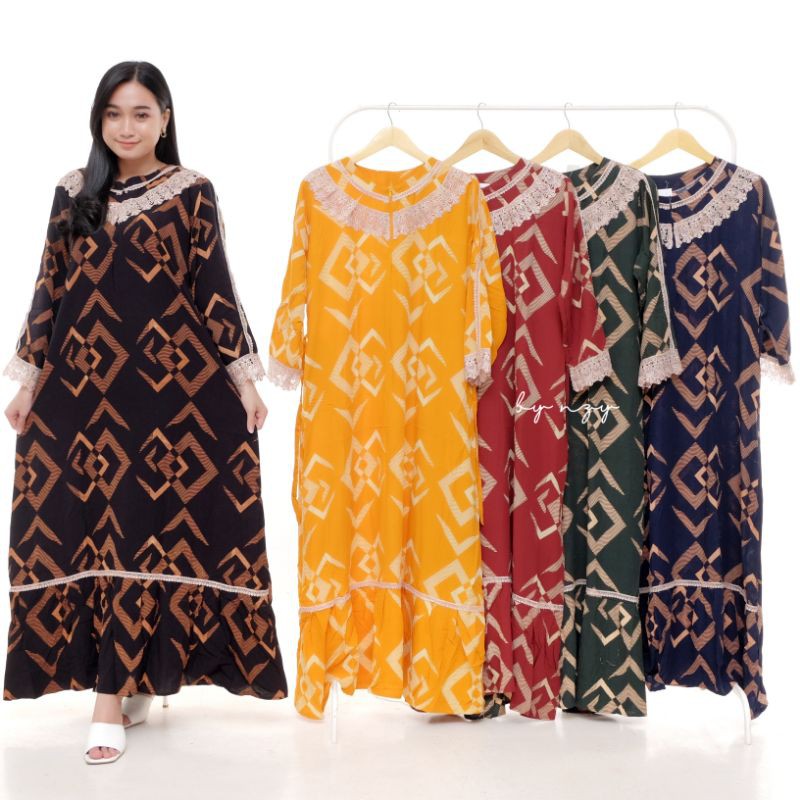 Jual Daster Arab Zeema Helena/Daster Arab/Gamis Helena/Gamis Renda ...