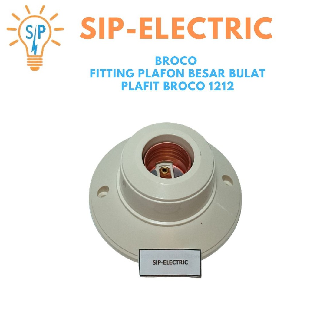 Jual Broco Fitting Plafon Besar Bulat / Plafit Broco 1212 | Shopee ...