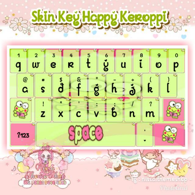Jual Tema Keyboard Happy Keroppi | Shopee Indonesia
