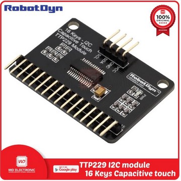 Jual RobotDyn TTP229 I2C 16 Keys Capacitive touch module | Shopee Indonesia