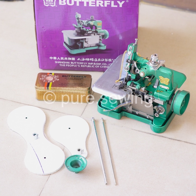 Jual (SIAP PAKAI) Mesin Jahit Obras Benang 3 Butterfly GN1-1 / Overlock ...