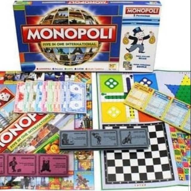 Jual Monopoly 5in1 Mainan Anak Board Game Monopoli | Shopee Indonesia