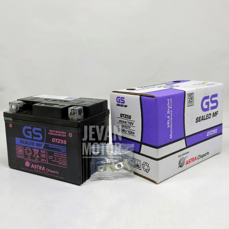 Jual [JEVAN MOTOR] GS Battery MF-GTZ-5S / Aki GTZ-5S / Aki Kering GTZ ...