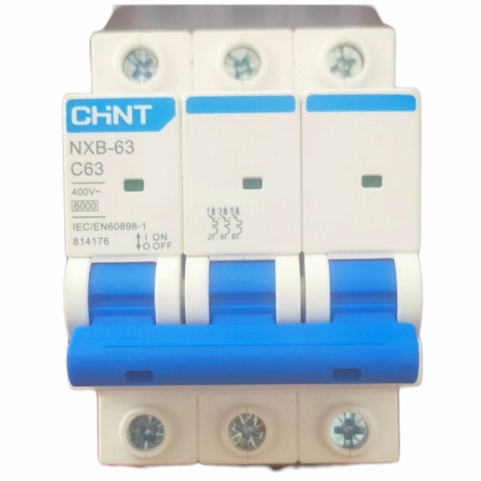 Jual MCB CHINT 3 Phase 50A / 63A (SNI - LMK) | Shopee Indonesia