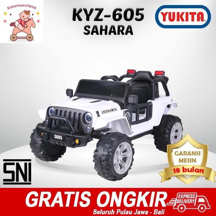 Jual MAINAN MOBIL AKI ANAK KYZ 605 JEEP SAHARA Putih - SNI | Shopee ...