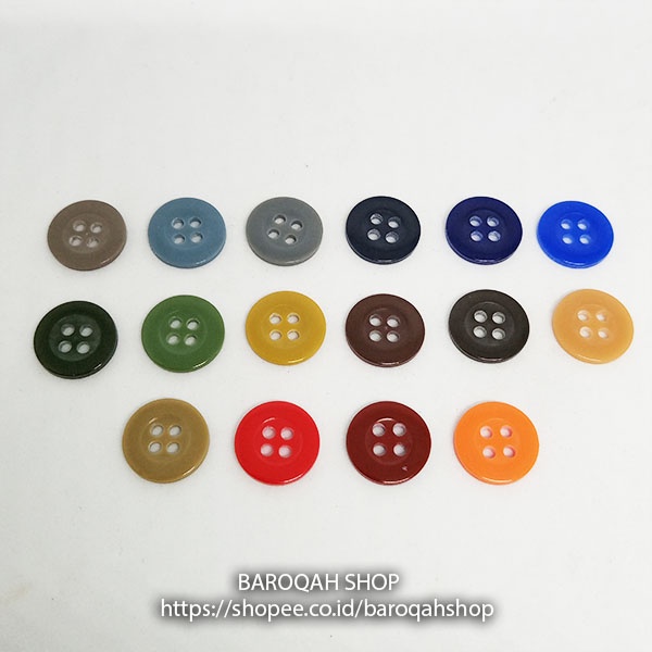 Jual Kancing Baju Seragam Kemeja Celana PDL PDH 1,4cm / 14mm Per Gross ...