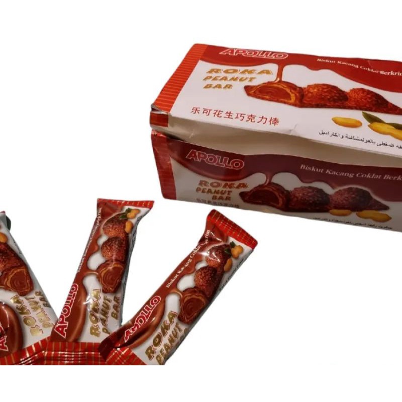 Jual Apollo roka peanut bar | Shopee Indonesia