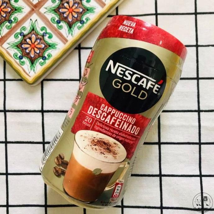 Jual nescafe gold spain cappuccino descafeinado kopi coffee 250g ...