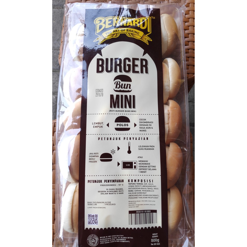 Jual Roti burger mini bernardi isi 20 pcs HALAL expired jauuh | Shopee ...
