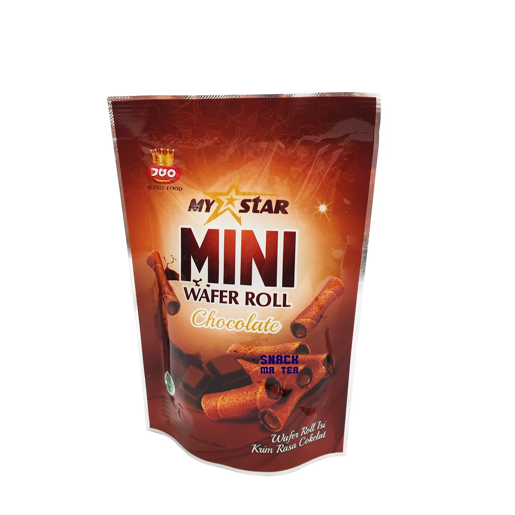 Jual My Star Mini Wafer ROLL Duosus - Netto 50 gr | Shopee Indonesia