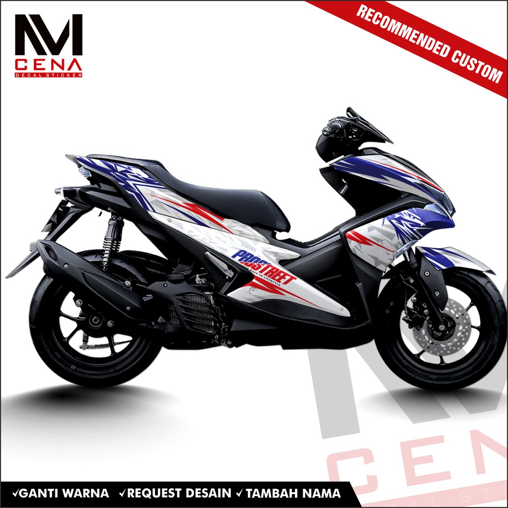 Jual Sticker Striping Decal Aerox 155 full body sticker aerox prostreet ...