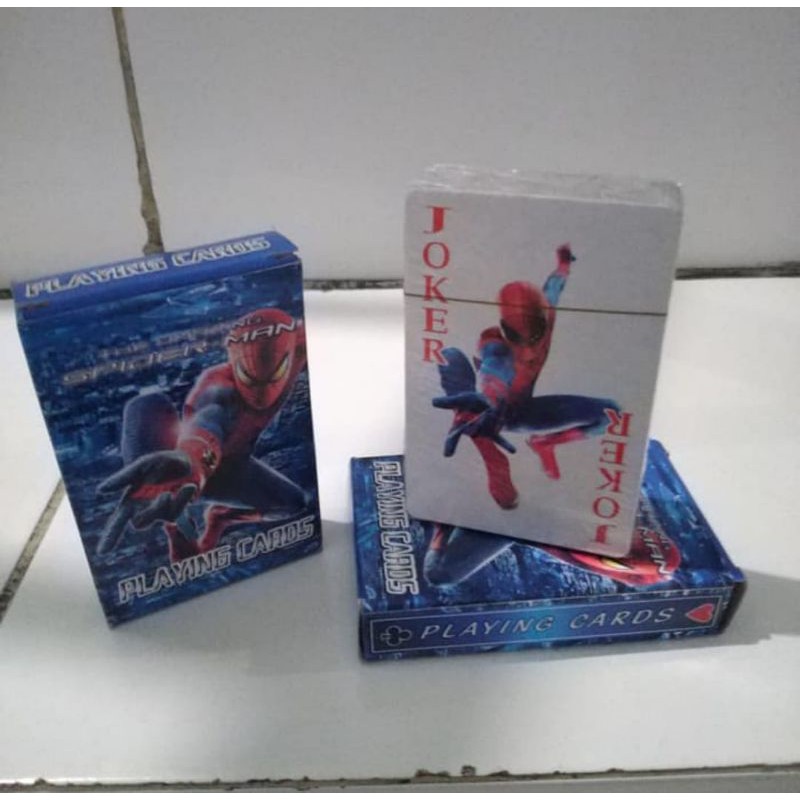 Jual Kartu Remi spider man kartu koleksi mainan | Shopee Indonesia