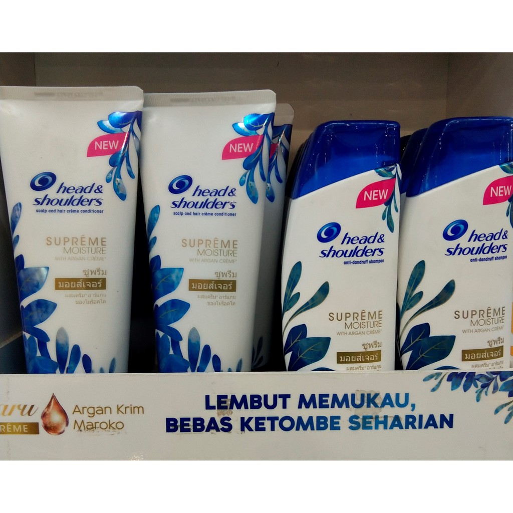 Jual HEAD SHOULDERS SUPREME MOISTURE SHAMPOO DAN CONDITIONER Shopee