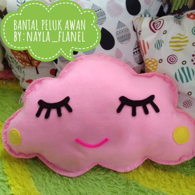 Jual BANTAL PELUK AWAN (mata merem) | Shopee Indonesia