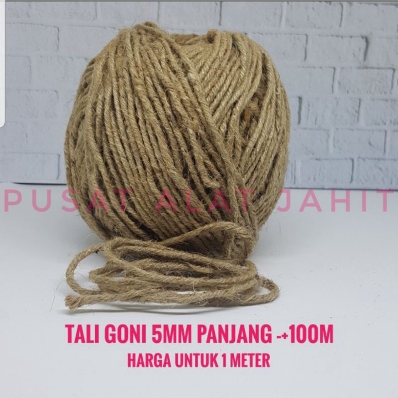 Jual TALI SUVENIR SOUVENIR KARUNG GONI RAMI BURLAP JUTE TAMBANG HEMP ...