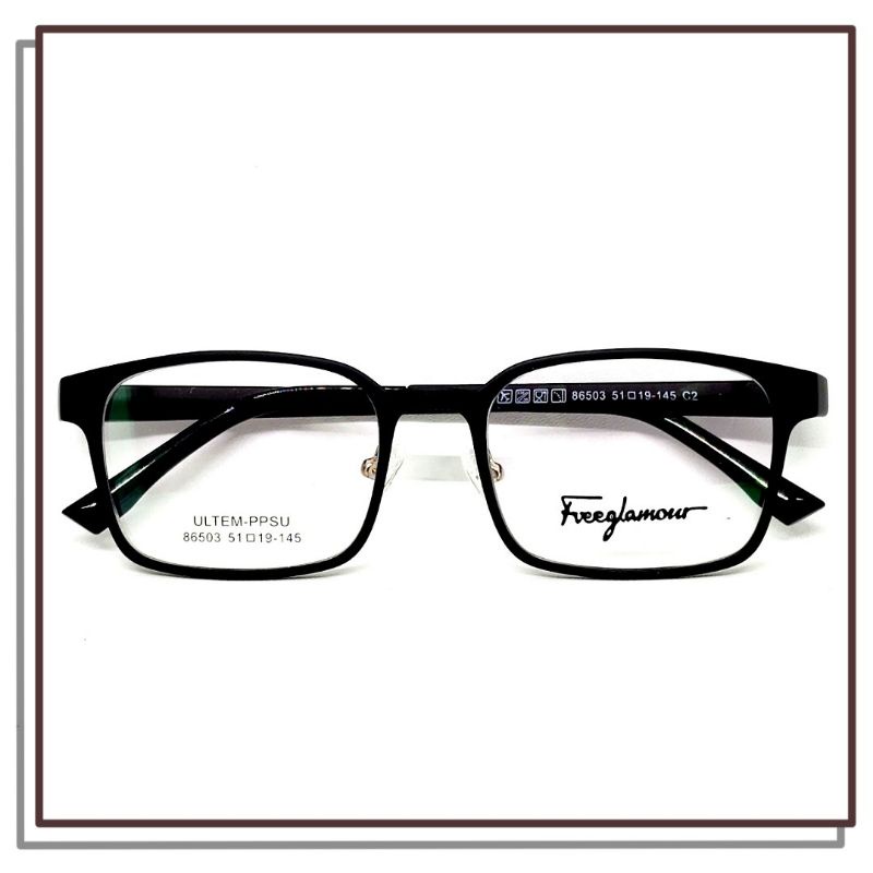 Jual FRAME KACAMATA PLASTIK FVER GLAMOUR 86503 Gagang LENTUR Model ...