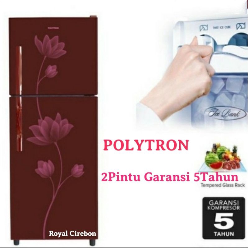 Jual Kulkas Cirebon new type Polytron (big frezzer) 2Pintu PRB-217-219R ...