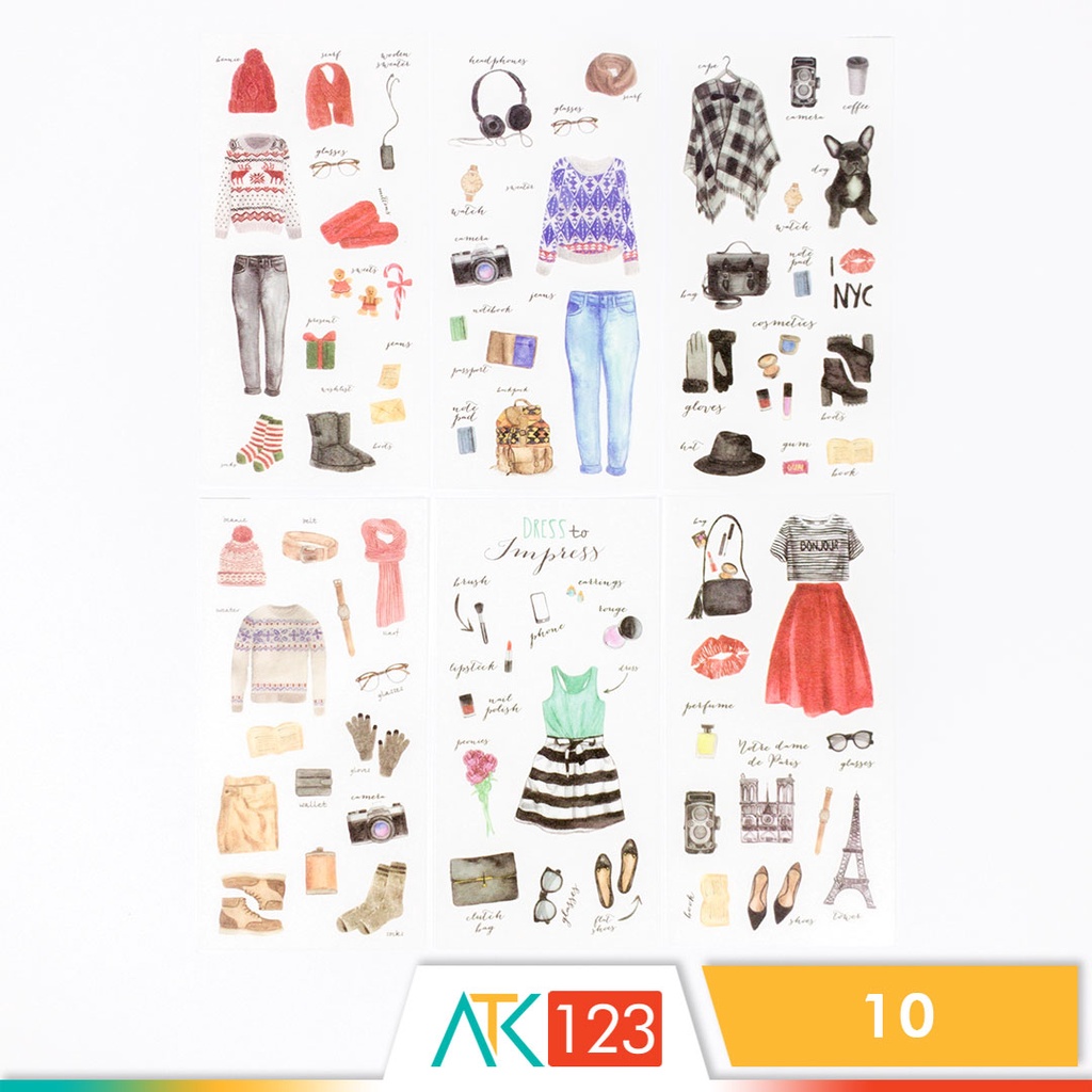 Jual Stiker Estetik Karakter Kartun Lucu / Cartoon / Doodle / Nature ...