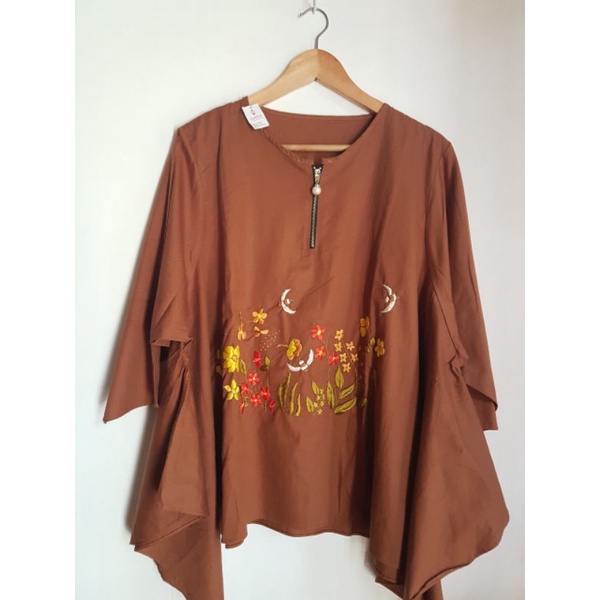 Jual Almira Blouse Sulam Akifah | Shopee Indonesia