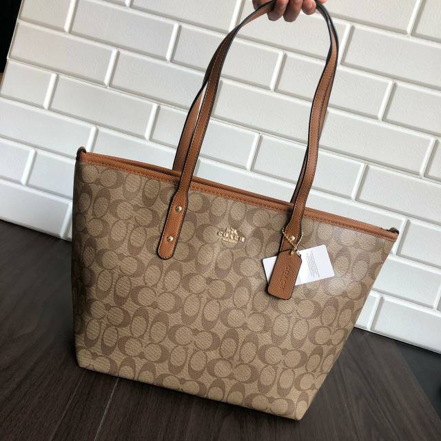 Jual Tas COACH TOTE SIGNATURE | Shopee Indonesia