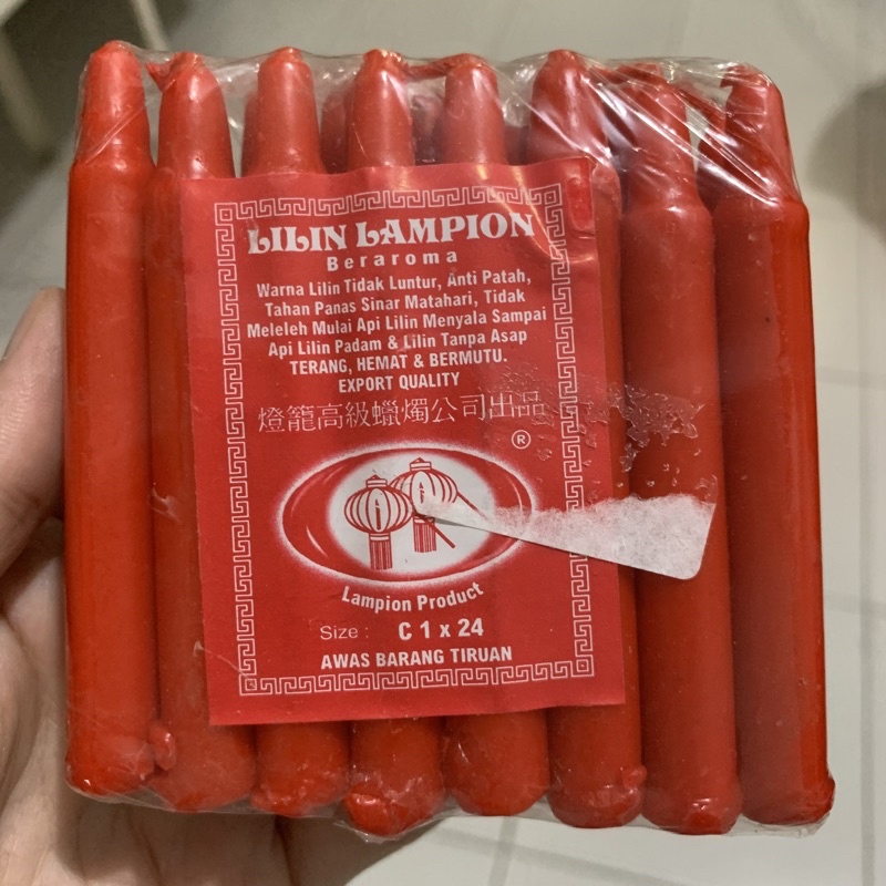 Jual lilin merah C1x24 | Shopee Indonesia