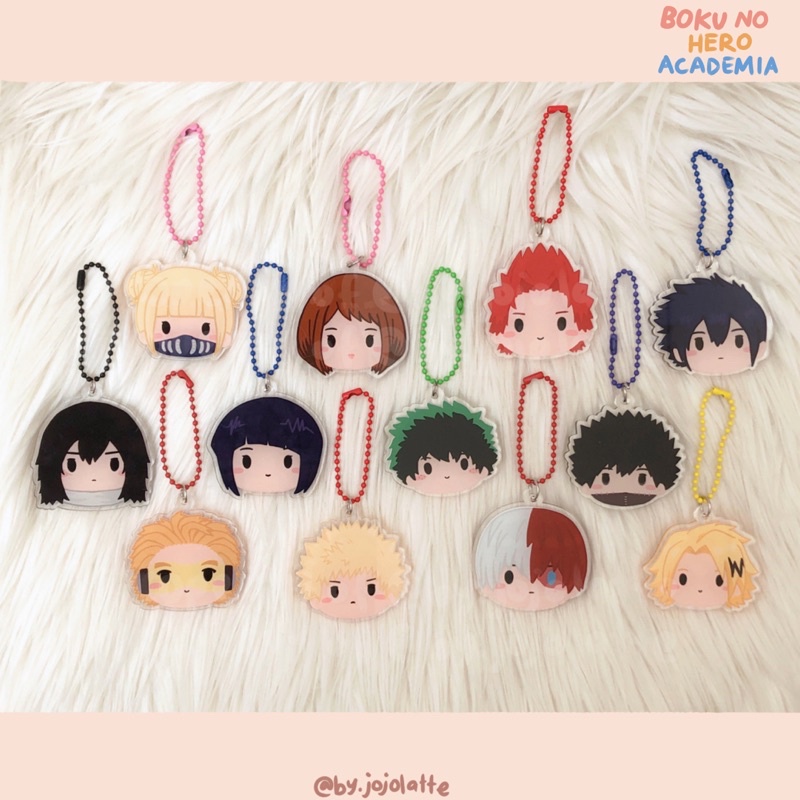 Jual BNHA SERIES HEAD KEYCHAINS | Shopee Indonesia