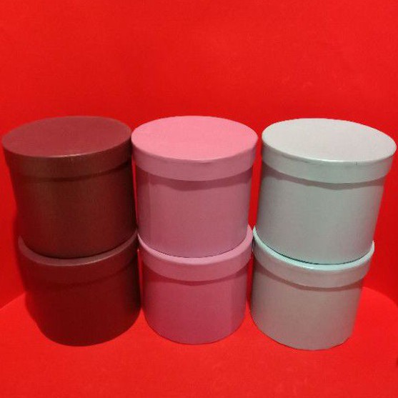 Jual Gift Box Bulat D17T15/ Round Flower Box/ BloomBox Flower/Box Bulat Bunga/Box Bunga Bulat ...