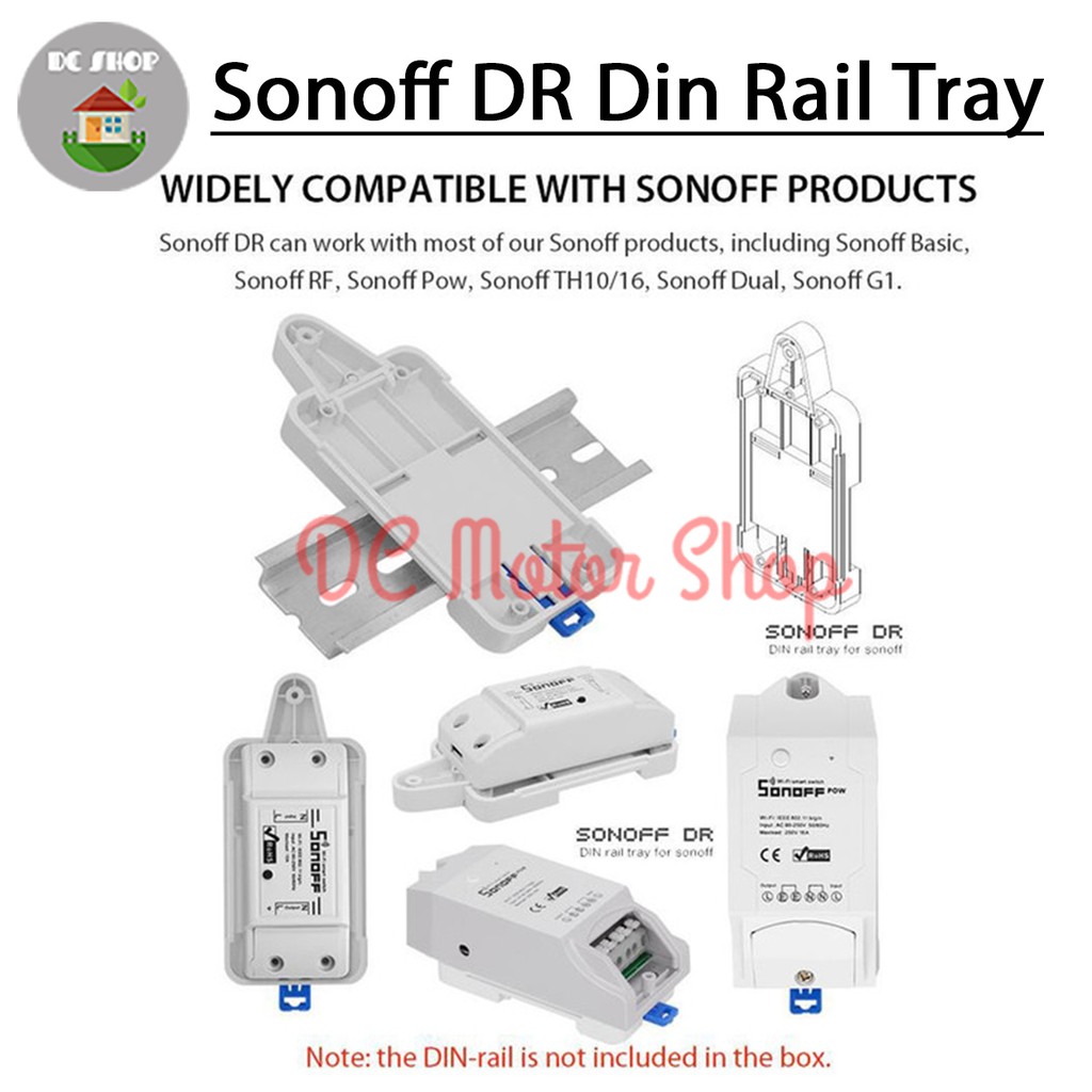 Jual Sonoff DR - DIN Rail Tray for Sonoff | Shopee Indonesia