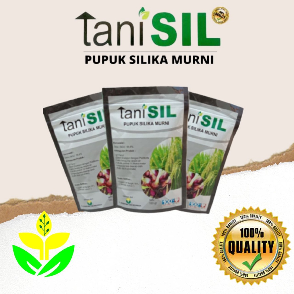 Jual TANI SIL 250gr PUPUK SILIKA MURNI kandungan 100% silika murni ...
