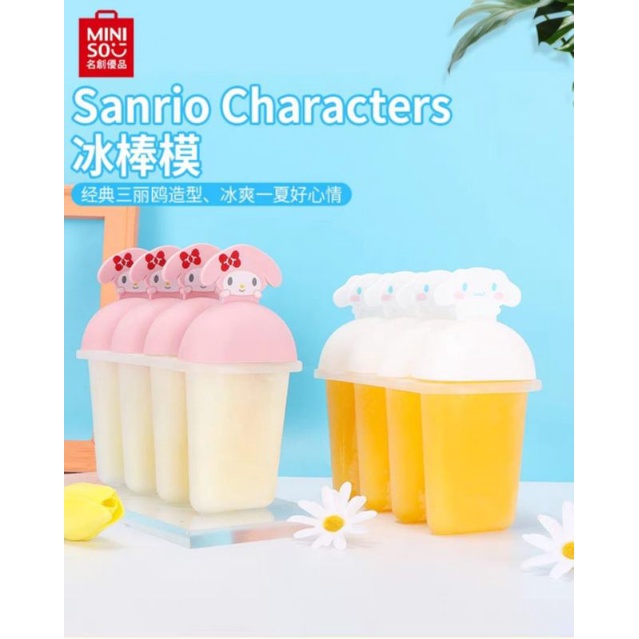 Jual Popsicles/Tempat Es Batu/Es Krim Miniso My Melody/Cinnamoroll ...