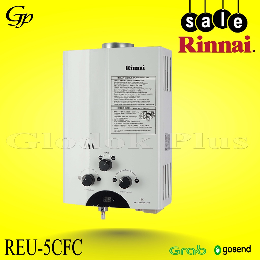 Jual Rinnai REU-5CFC water heater gas REU5CFC RINAI 5 CFC pemanas air | Shopee Indonesia