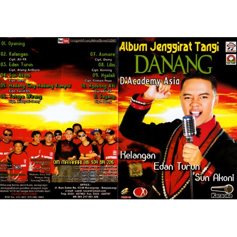 Jual VCD KARAOKE vcd karaoke danang album jenggirat tangi | Shopee ...
