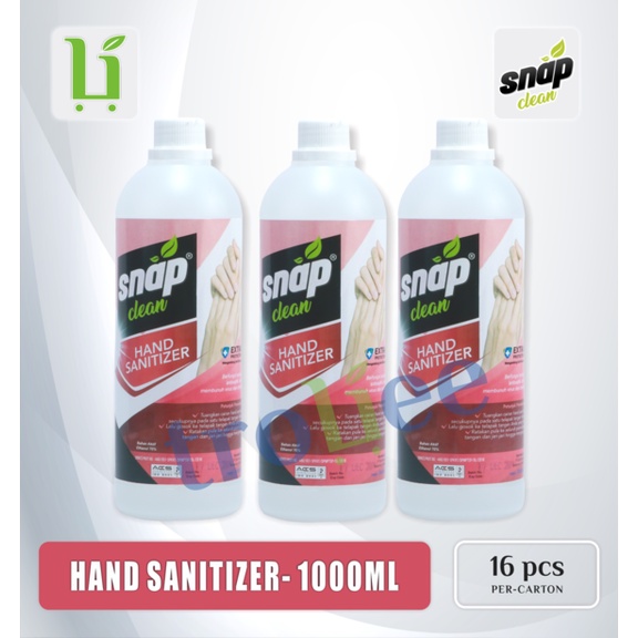 Jual Hand Sanitizer Snap Clean 1000ml | Shopee Indonesia