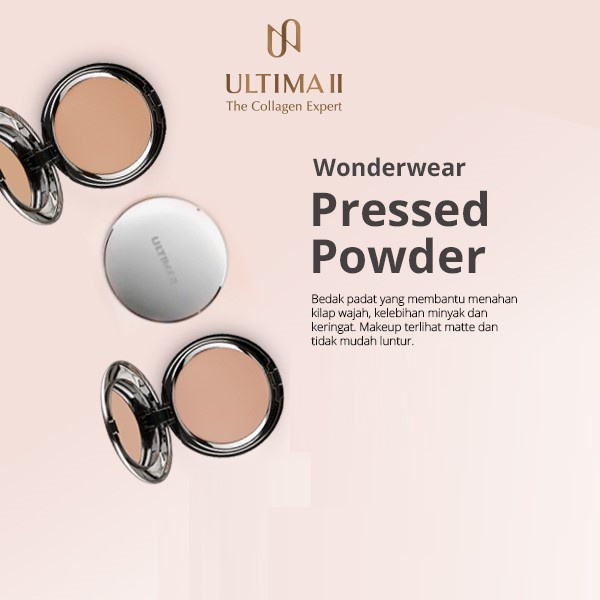 Jual ULTIMA II Wonderwear Pressed Powder - Bedak Padat Bebas Minyak ...