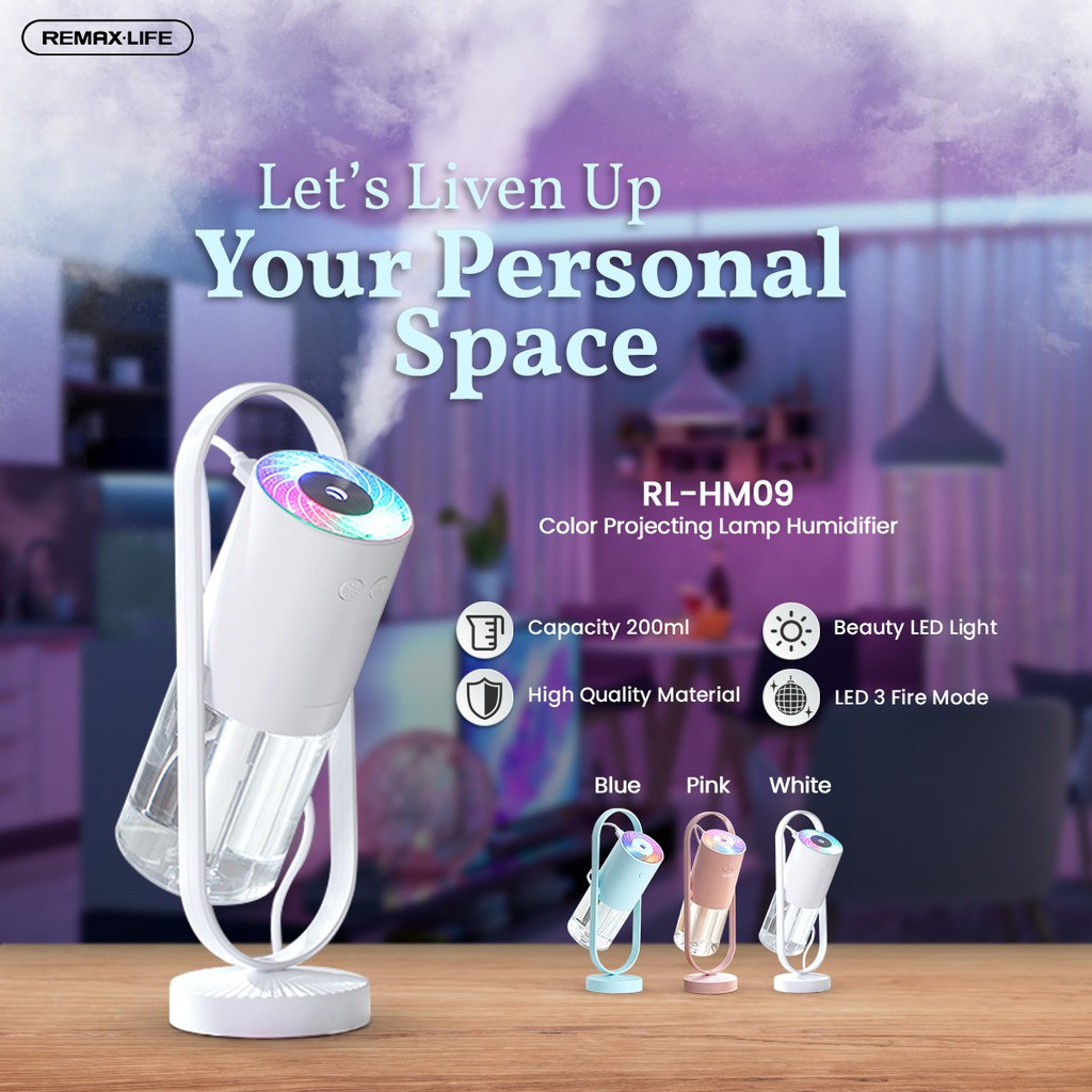 Jual STOK HABIS Luna Life Humidifier Diffuser Rotating Spray with Two ...