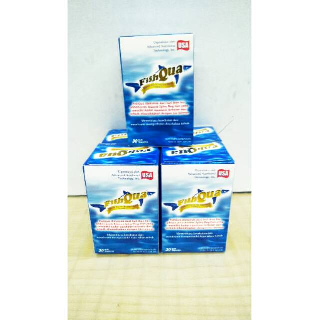 Jual Fishqua isi 30 softgels | Shopee Indonesia