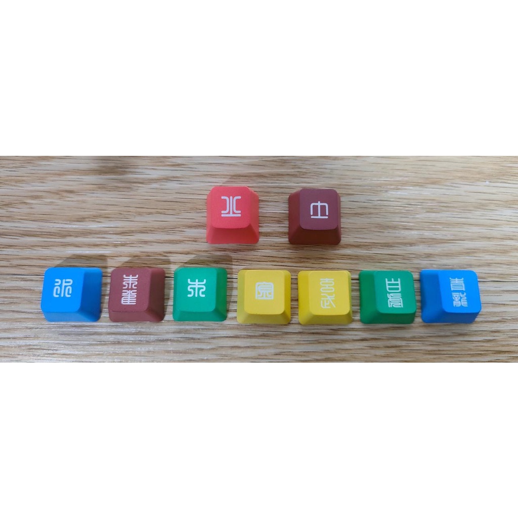 Jual TRADITIONAL SQUARE SEAL KEYCAPS SET PBT OEM PROFILE ( 9 pcs ...