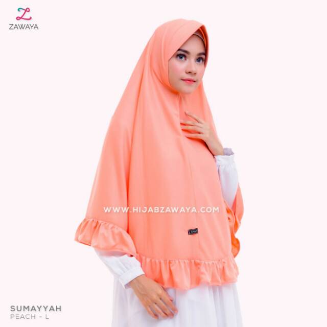 Jual Daily Khimar Sumayyah By Zawaya Hijab | Shopee Indonesia