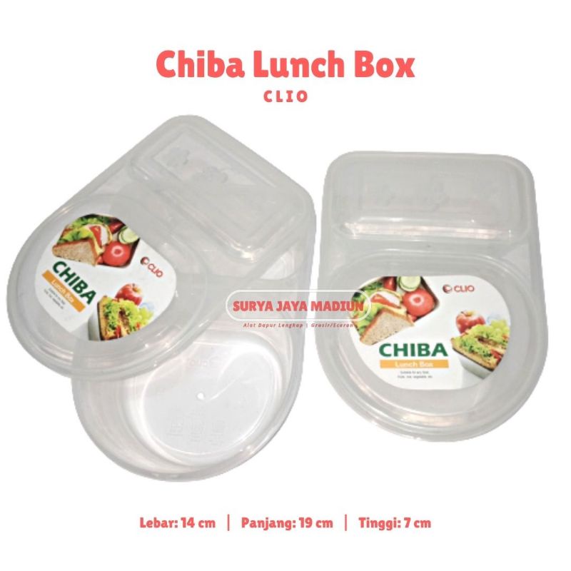 Jual Lunch Box Chiba - Clio | Tempat Makan Bening | Kotak Bekal Plastik ...