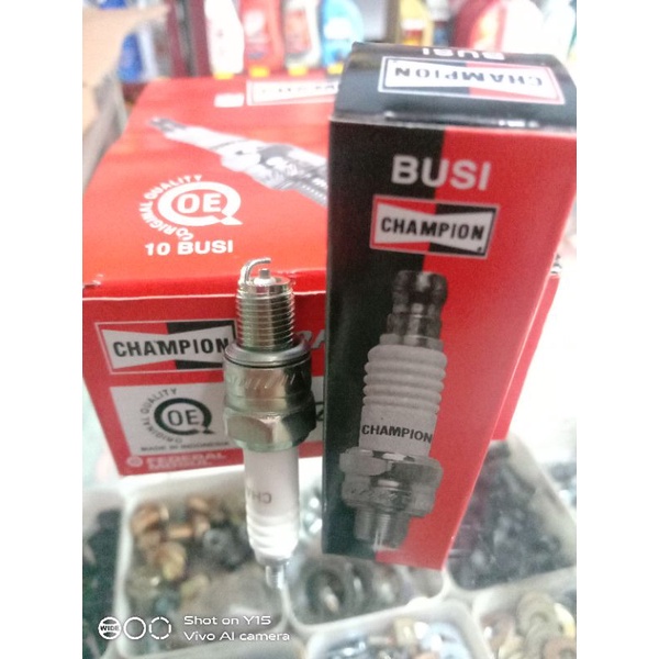 Jual busi 100% original champion, untuk supra vega mio jupiter supra ...