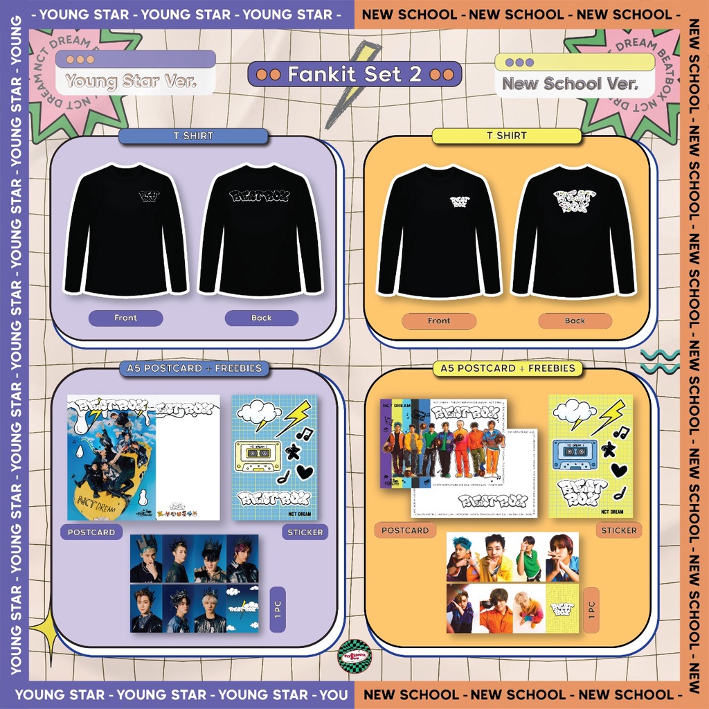 Jual NCT DREAM BEATBOX Fankit Merch KPOP Korea Stuff [ Kaos / Tshirt ...