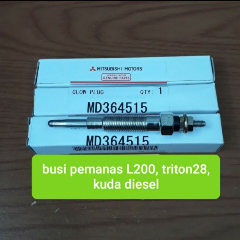 Jual BUSI PEMANAS L200 STRADA TRITON 2,8 KUDA DIESEL L300 DIESEL ...