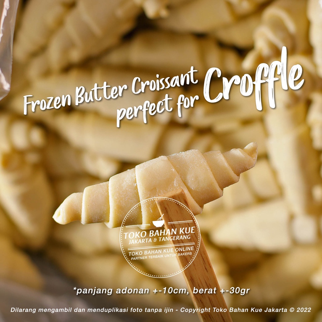 Jual Bonpatis - Croffle Frozen Dough 30gr 5pcs Adonan Beku Butter ...