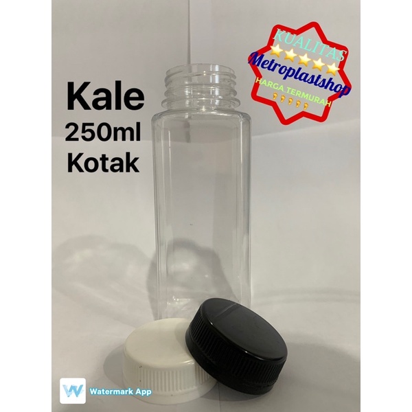 Jual Botol Kale Kotak 250ML Botol Kale Square 250ML Botol Kick 250ml ...