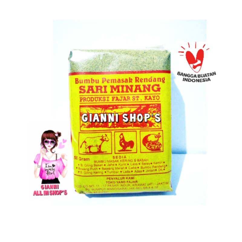Jual Bumbu Rendang sari minang Asli Tanpa bahan pengawet Cocok untuk ...