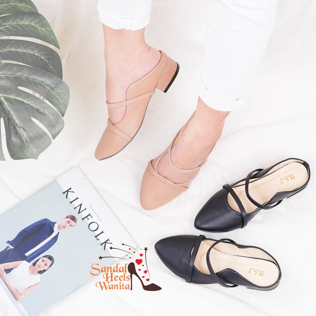 Jual SHW- heels wanita model terbaru heels cantik hak 3 cm heels ...