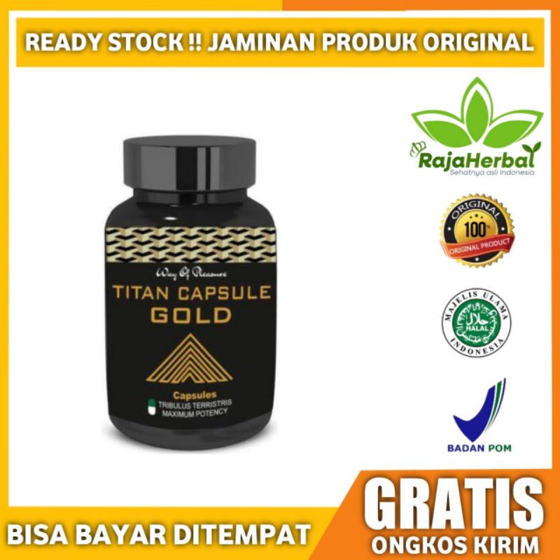 Jual TITAN CAPSULE GOLD 100% ASLI ORIGINAL | Shopee Indonesia