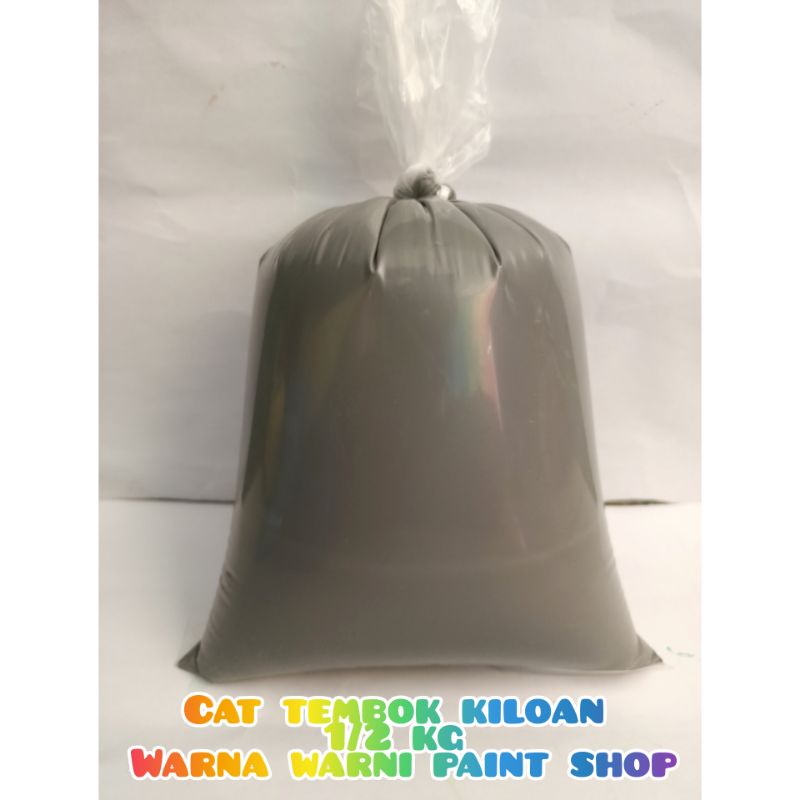 Jual CAT TEMBOK/CAT KILOAN/CAT DINDING/CAT ABU ABU 400GRAM | Shopee ...