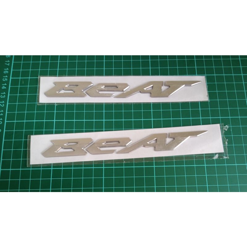 Jual Logo 3D Honda Beat Chrome Dan Gold untuk semua Beat | Shopee Indonesia