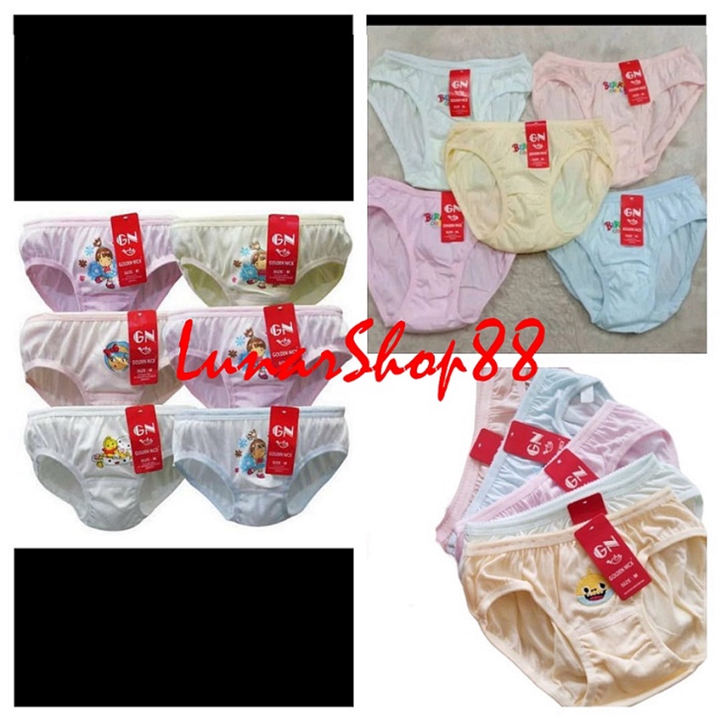 Jual Celana Dalam Anak Perempuan Golden Nick 1187 1189 CD 045 054 061 055 | Shopee Indonesia